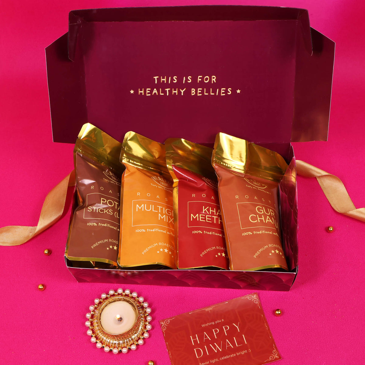 Bliss Bites Diwali Gift Box Hamper - HEALTHY TREAT