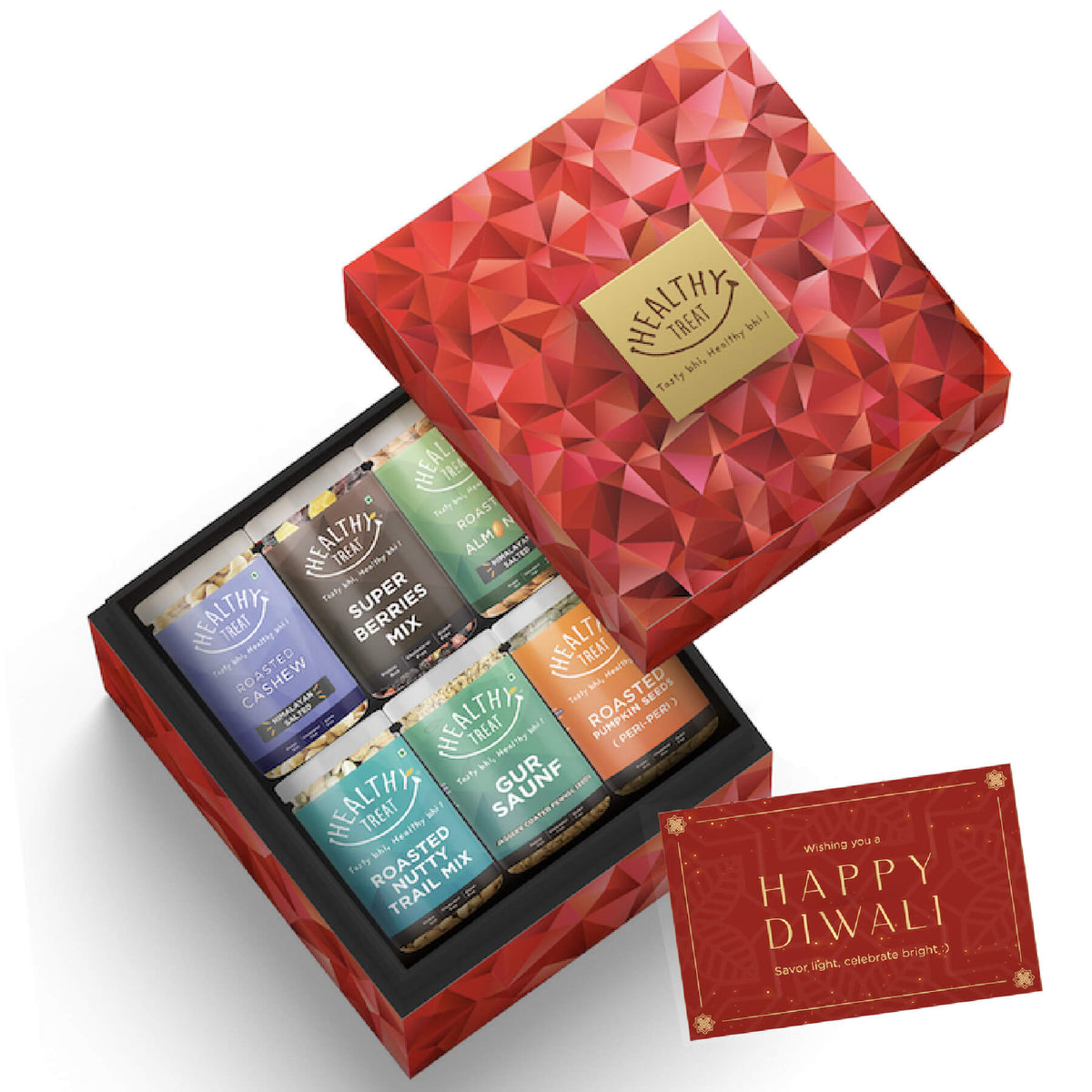 Royal Treat Diwali Gift Box Hamper | Roasted Dry Fruits and Snacks ...